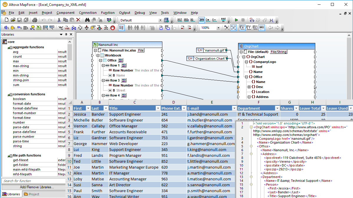  Excel Mapping Altova